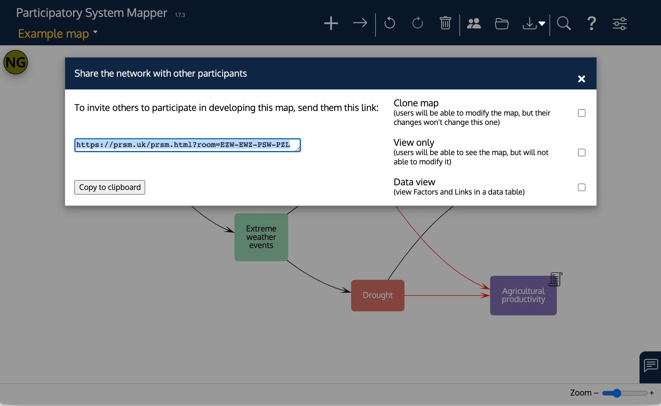 PRSM: Participatory System Mapper